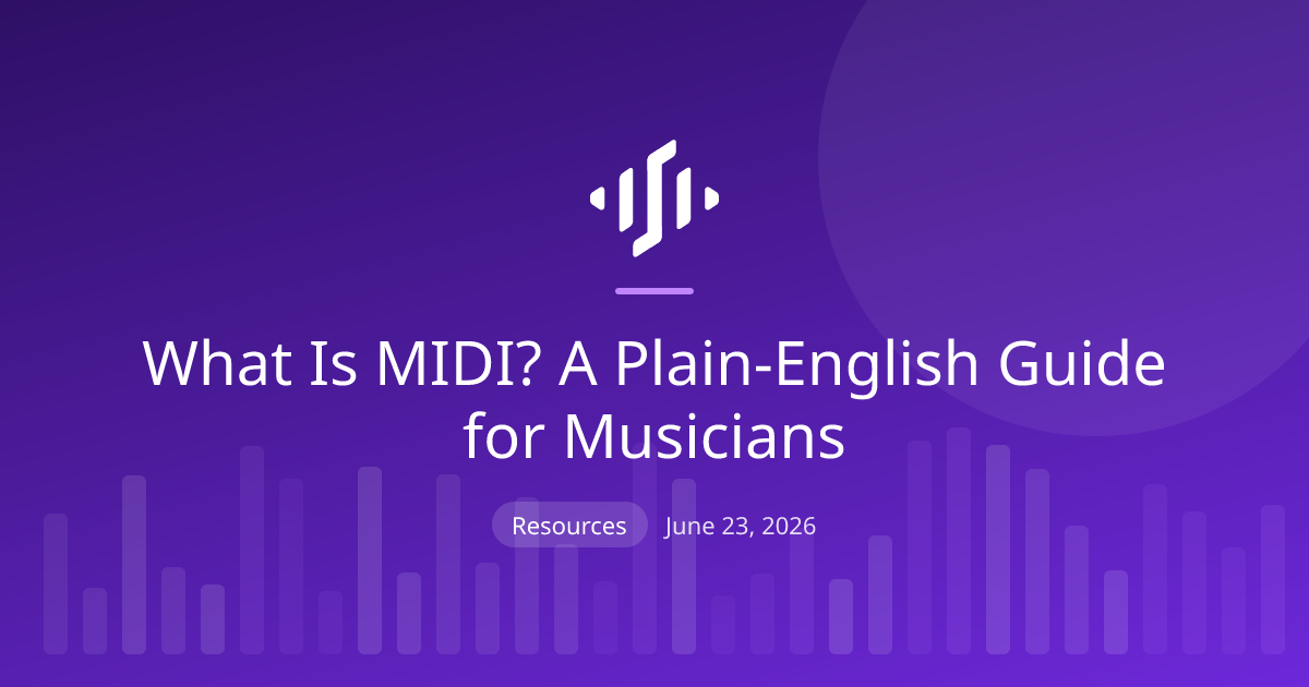 What Is MIDI? A Plain-English Guide for Musicians - Songscription AI